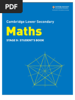 Cambridge Lower Secondary Mathematics Learner's Book 9 1 | PDF