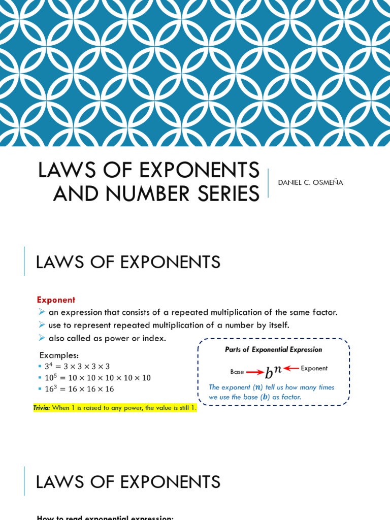 LAWS-OF-EXPONENTS (1) | PDF