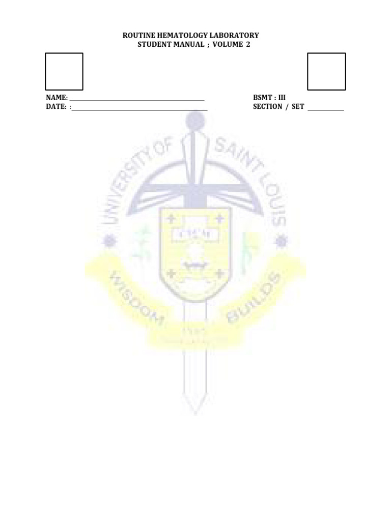 Exercise 1 - Platelet Count | PDF | Platelet | Clinical Medicine