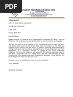 Character Reference Letter Pastor | PDF | Wellness | Lifestyle