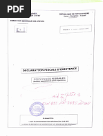 Déclaration fiscale d'existence 2023 | PDF | Impôts | Impôt sur le revenu