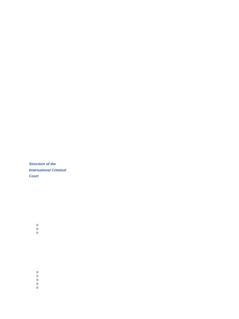 Overview of the International Criminal Court | PDF | International ...