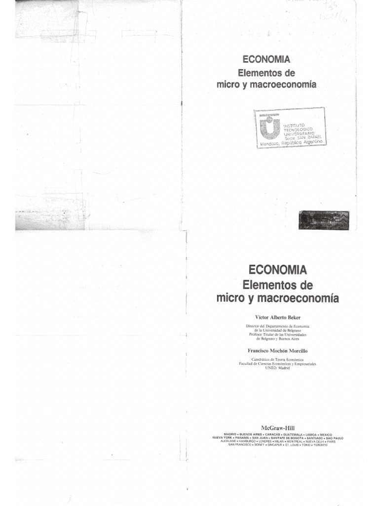 Economia Elementos de Micro y Macro Econ | PDF
