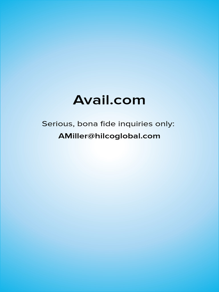 Avail.com - Hilco Digital Assets | PDF