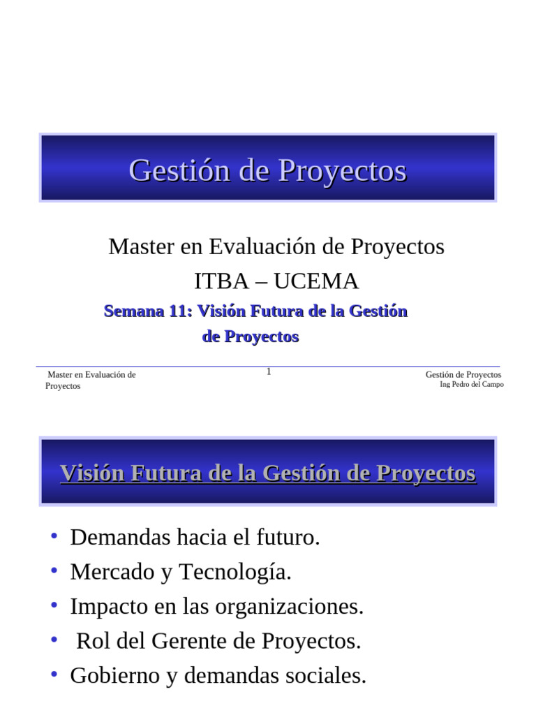 MEP Sema11 Vision Futura | PDF | Gestión de proyectos | Marketing
