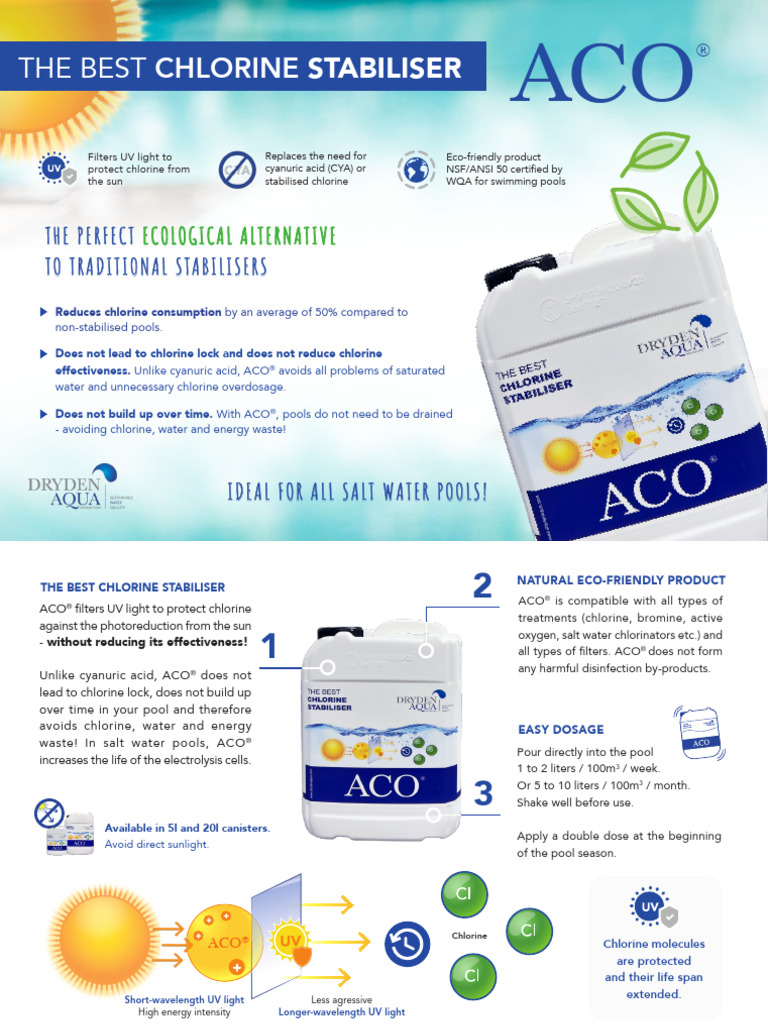 ACO A5 Leaflet English 2023 | PDF | Chlorine | Water