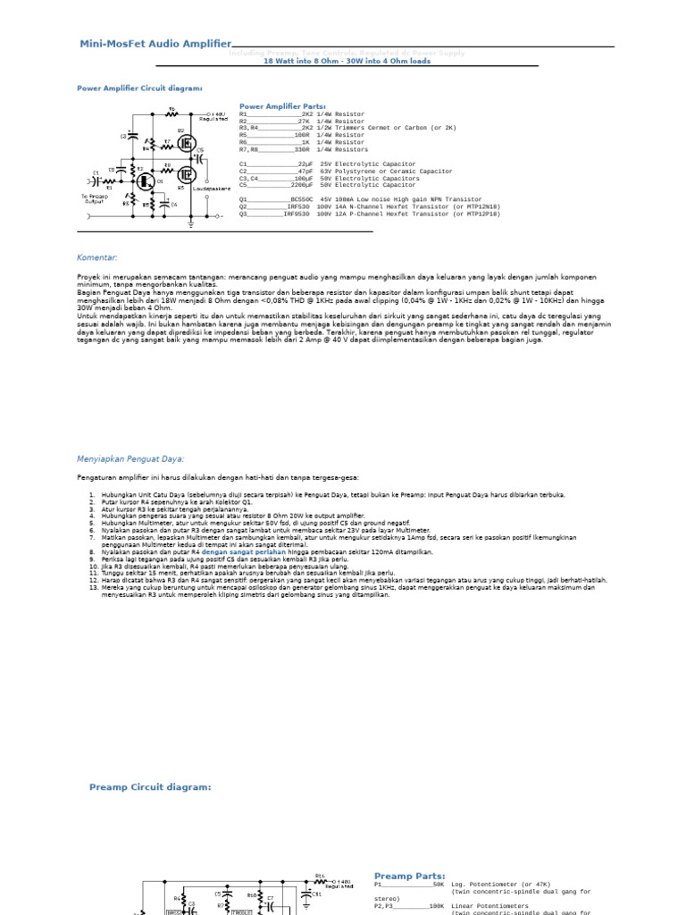 Mini MosFet | PDF