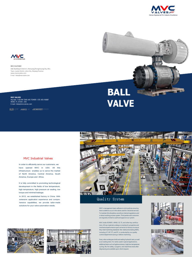Ball Valve | PDF | Valve | Pipe (Fluid Conveyance)