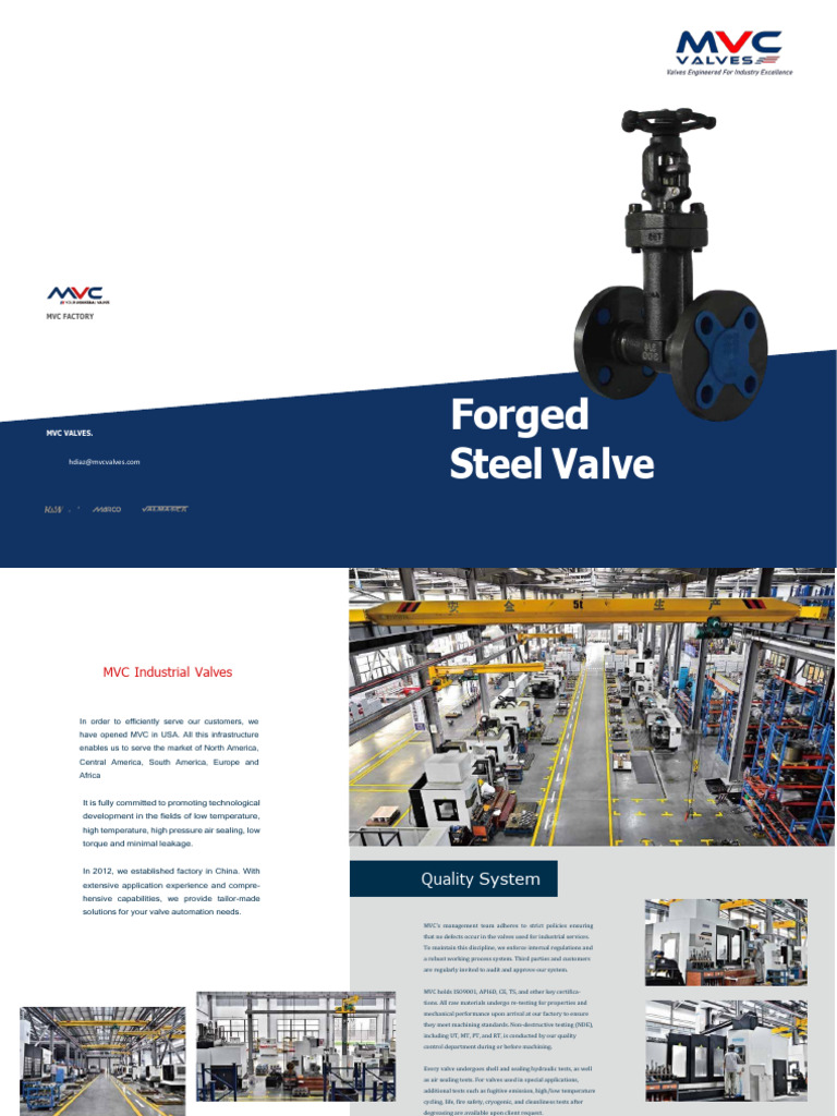 Forge Steel Valve | PDF | Valve | Screw