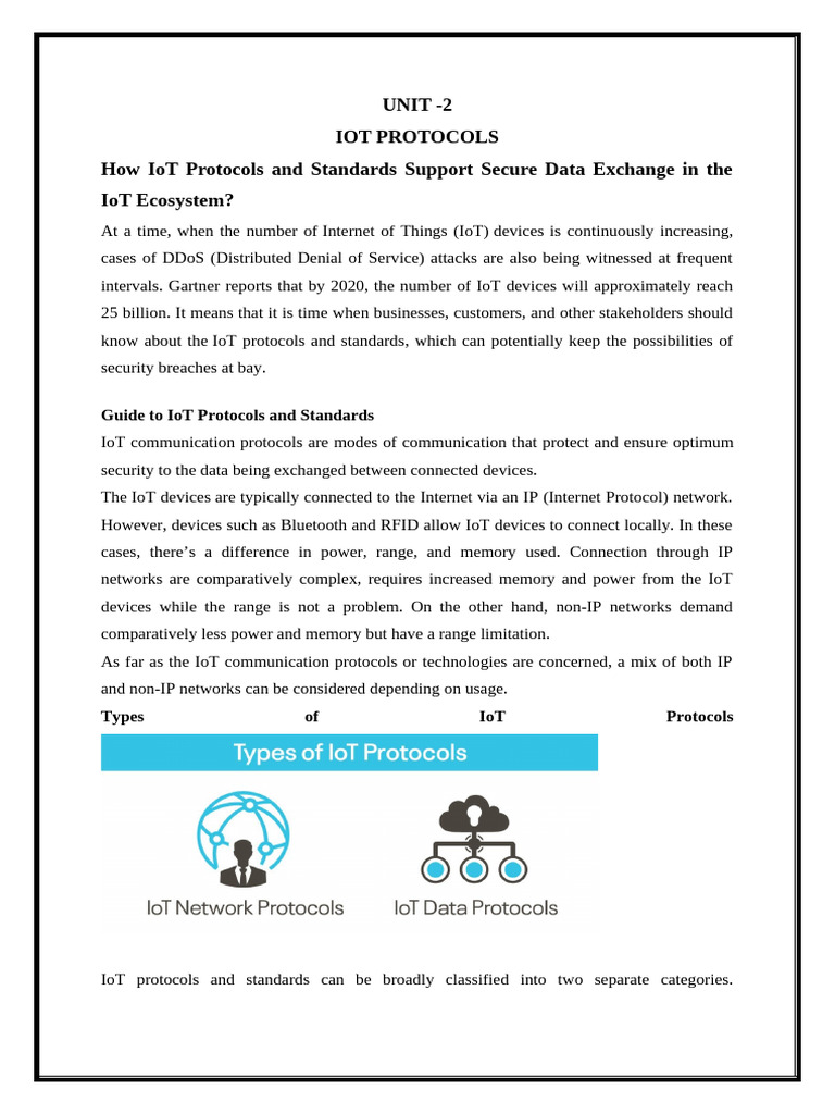 UNIT-2 | PDF | Radio Frequency Identification | Scada