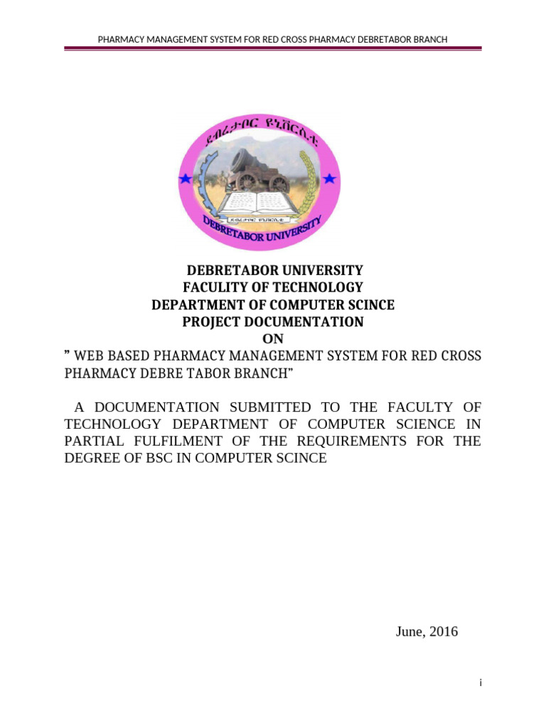 Final Documentation | PDF | Pharmacy | Computing