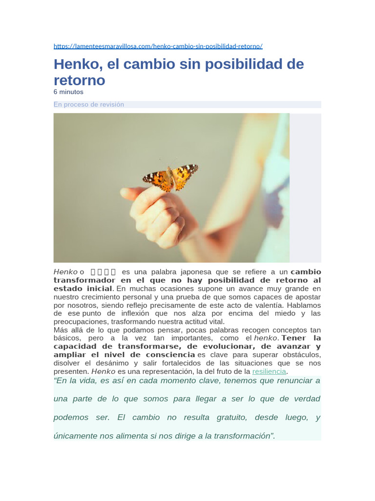 HENKO | PDF | Pensamiento | Las emociones