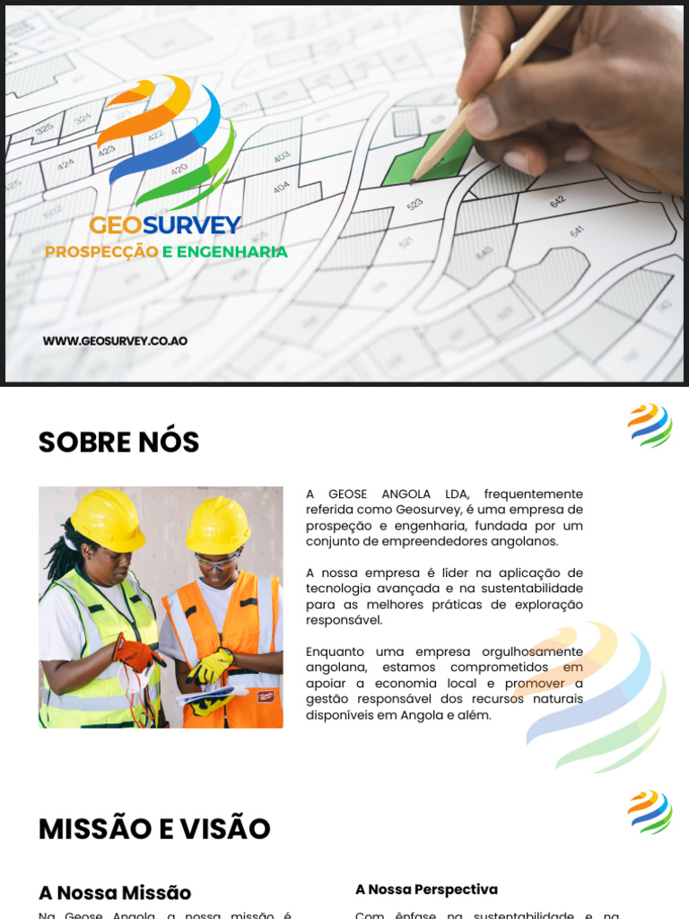Geosurvey Angola: Prospeção e Engenharia | PDF | Engenharia | Angola