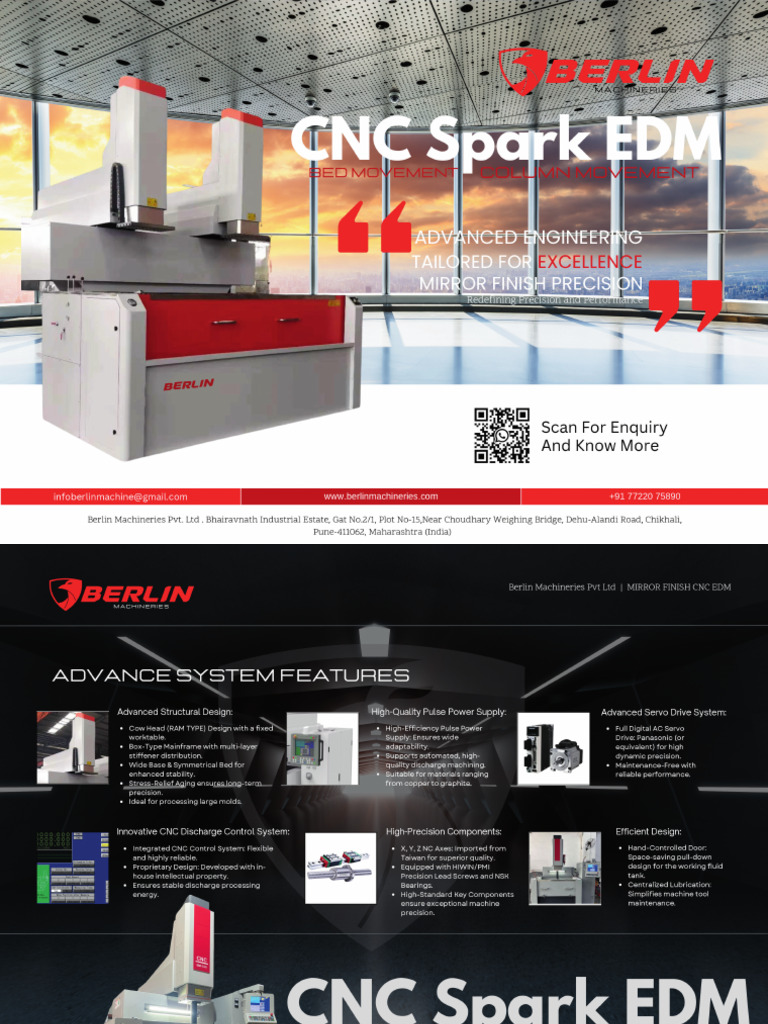 CNC Edm Ram Type PDF | PDF