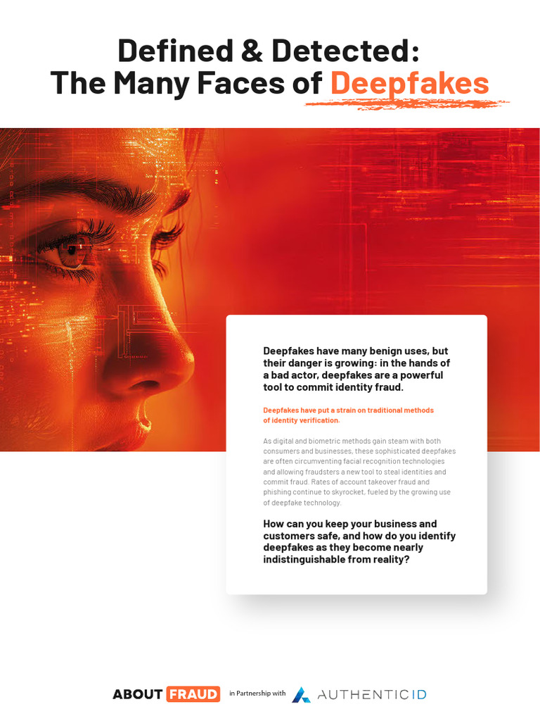 The Many Faces of Deepfakes | PDF | Authentication | Video