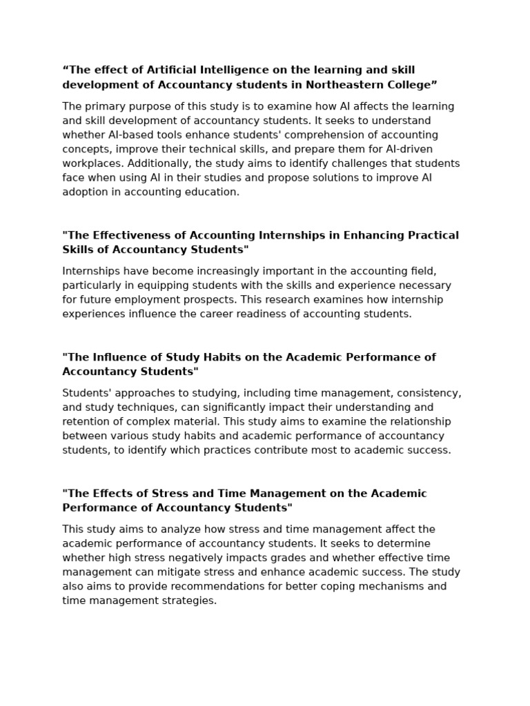 Research Topics 1 | PDF