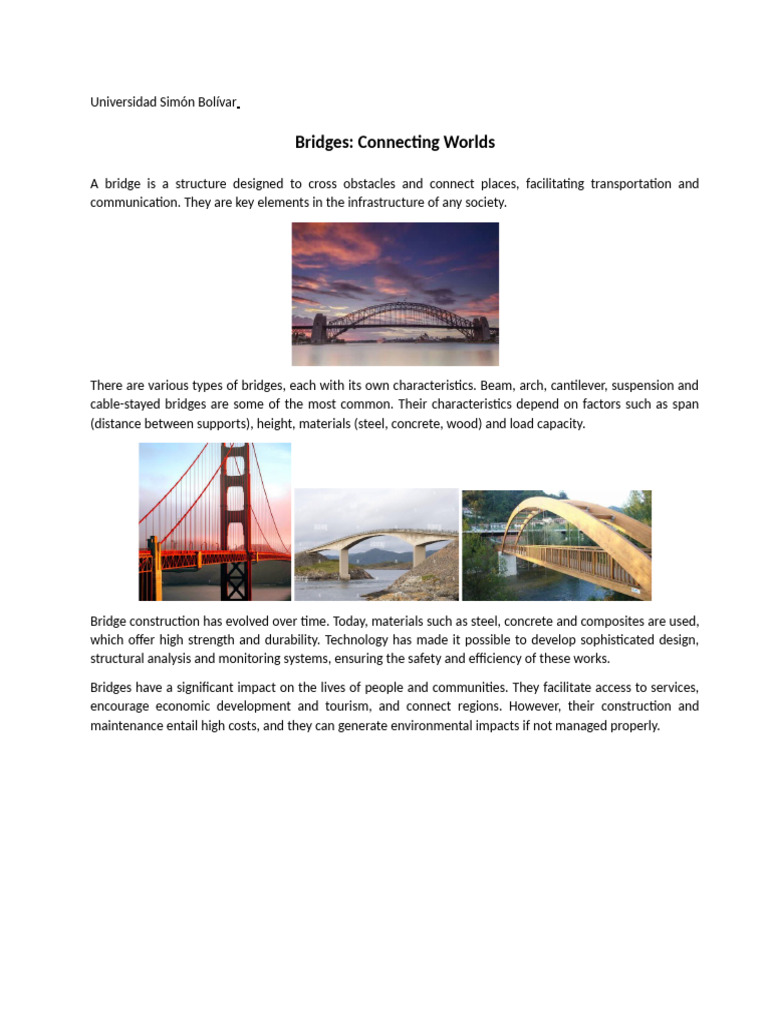 Bridges: Connecting Worlds | PDF
