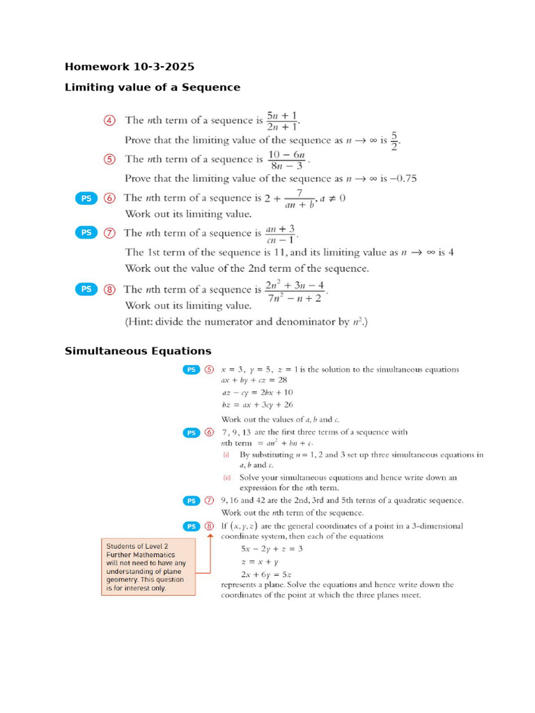 HW - Ch 4 FSMQ - 10-3-25 | PDF