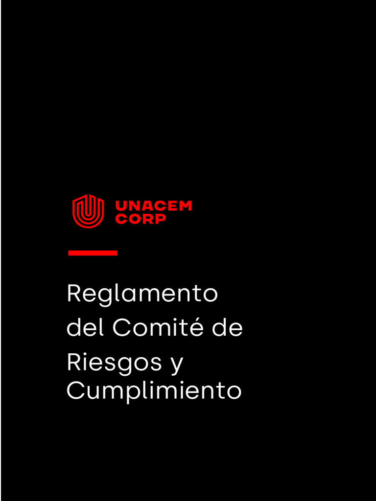 Reglamento Del Comite de Riesgos y Cumplimiento 3 Mar 2023 | PDF | Auditoría