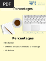 Percentage To Fraction Table | PDF