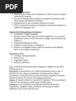 Intrinsic and Extrinsic Aids in Statutory Interpretation | PDF ...