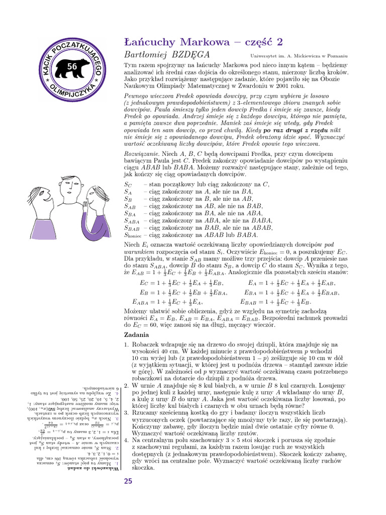 Delta 2023 08 Lancuchy Markowa Czesc 2 | PDF