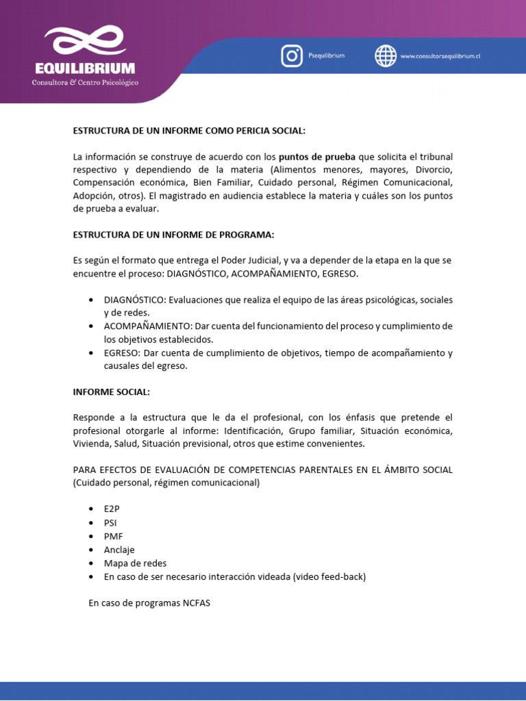 los tipos de informes sociales-convertido (2) | PDF