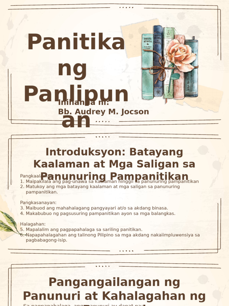 panitikan 1 | PDF