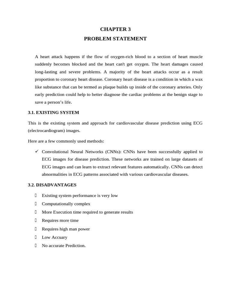 Chapter 3. Problem Statement | PDF
