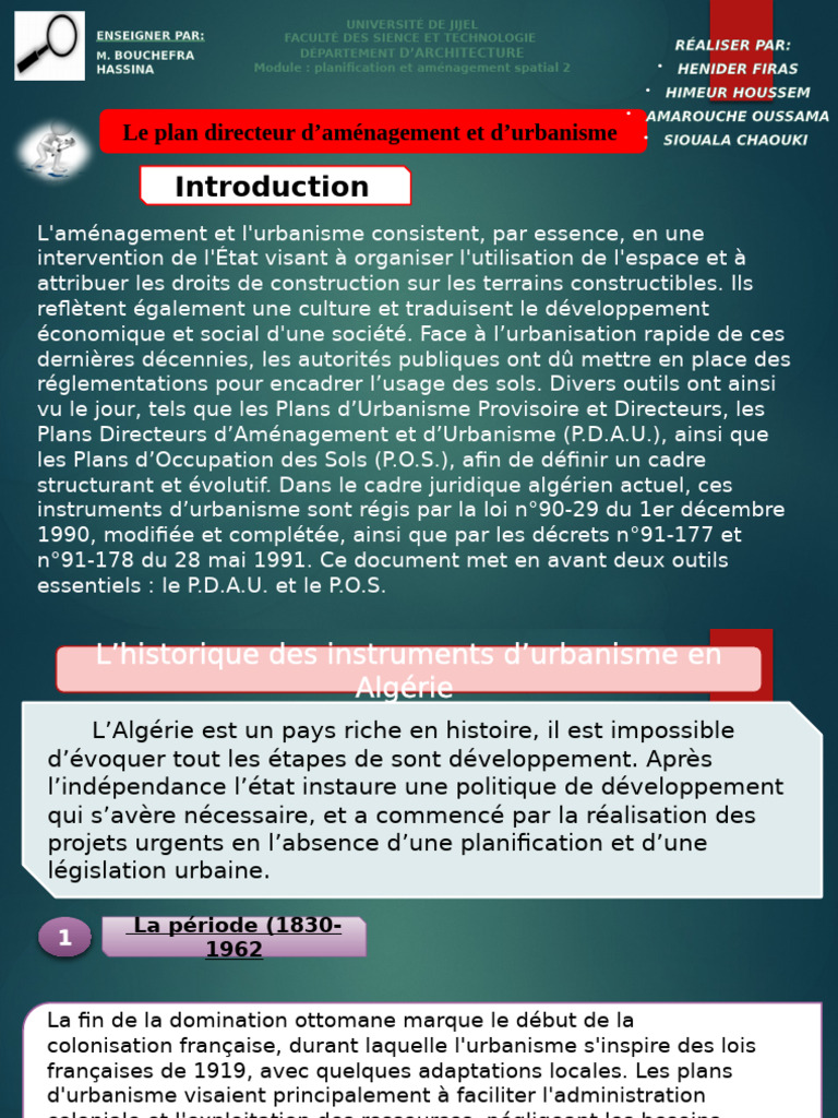 PDAU Sidi Abdelaziz | PDF | Urbanisme | Urbanisation