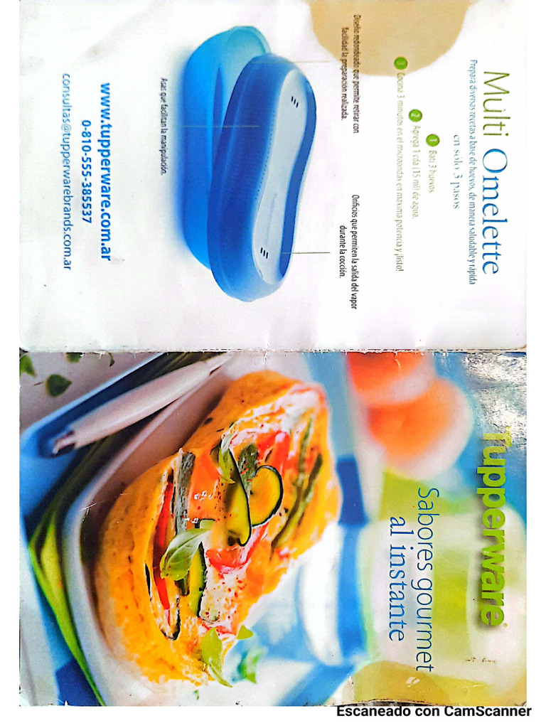 Multi Omelette Tupperware | PDF