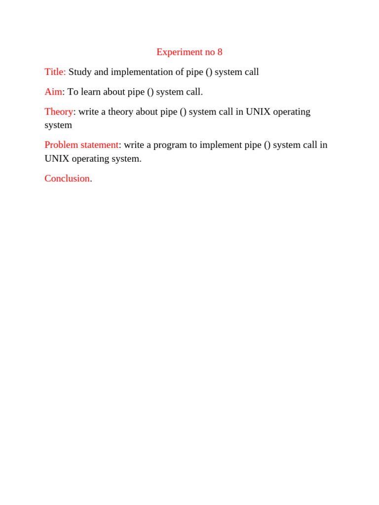 Experiment No 8 (OSII) | PDF