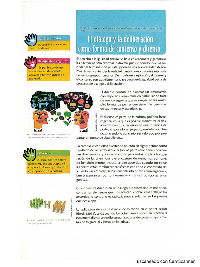 Diálogo y La Deliberación | PDF