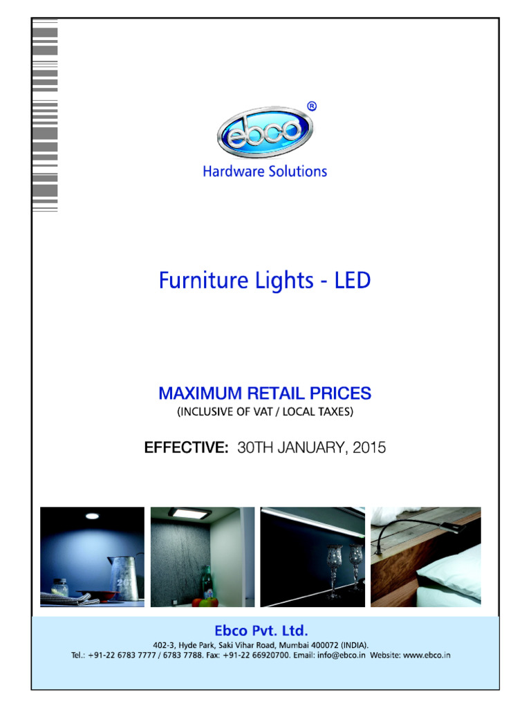 LED Lights MRP 30.01.2015 | PDF | Electronics | Electric Power