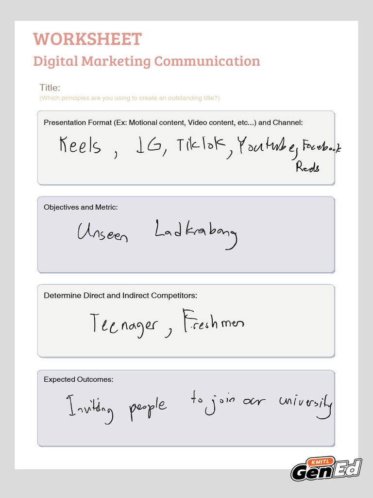 WK09-Worksheet 4 | PDF