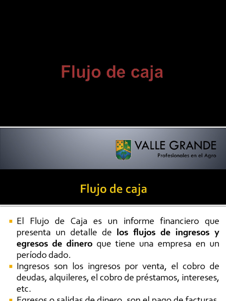Flujo_de_caja (1) | PDF | Flujo de efectivo | Negocios económicos
