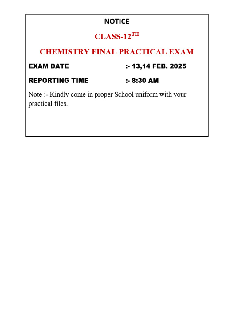 Chemistry Practical 25 | PDF