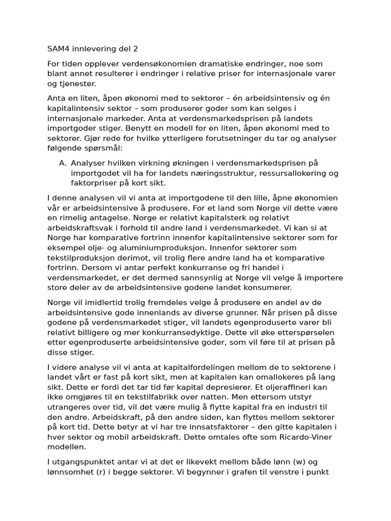 SAM4 Innlevering Del 2 | PDF
