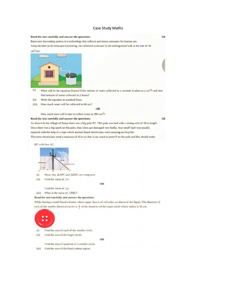 Case Study Maths | PDF