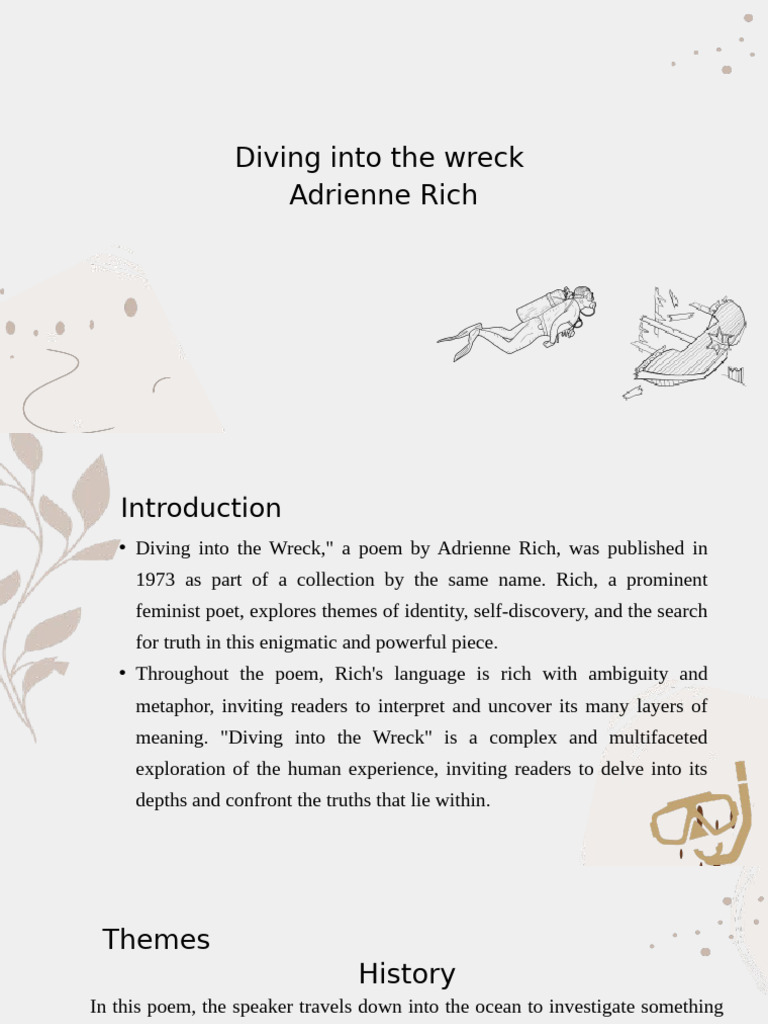 Diving Into The Wreck | PDF | Shipwrecks