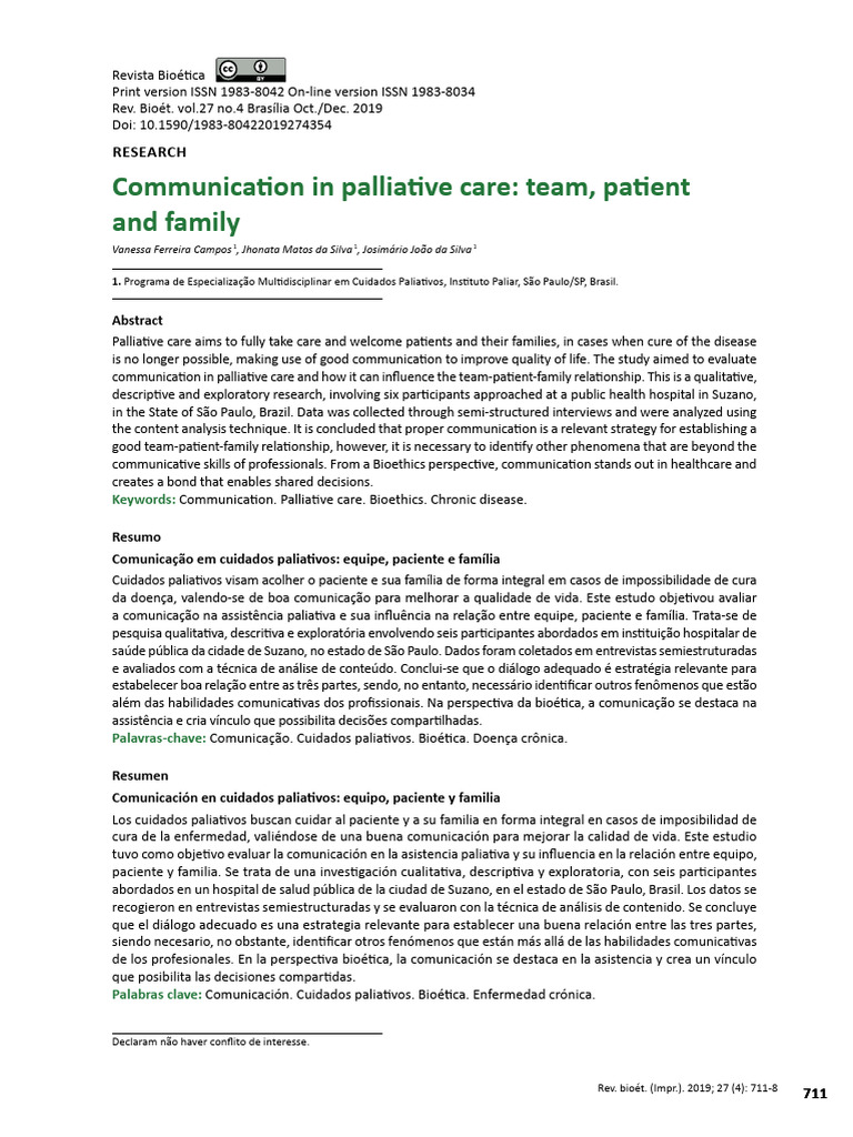 Palliative Care Communication Strategies | PDF | Palliative Care ...