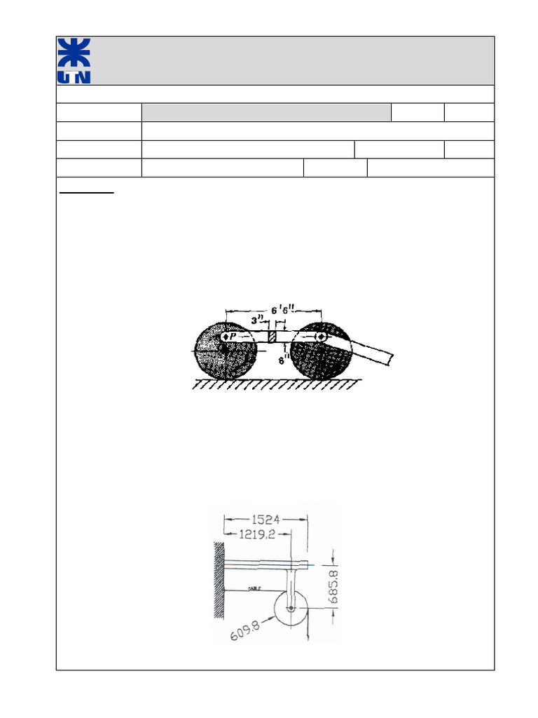 Guia de TP N1 - Repaso-Esfuerzos2025 | PDF | Viga (Estructura) | Tornillo