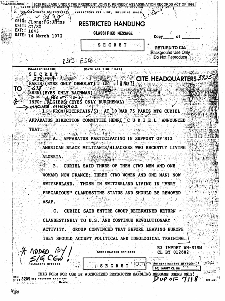 JFK Release | PDF