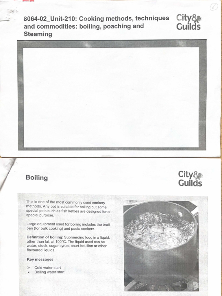 Boiling, Poaching and Steaming - Compressed | PDF