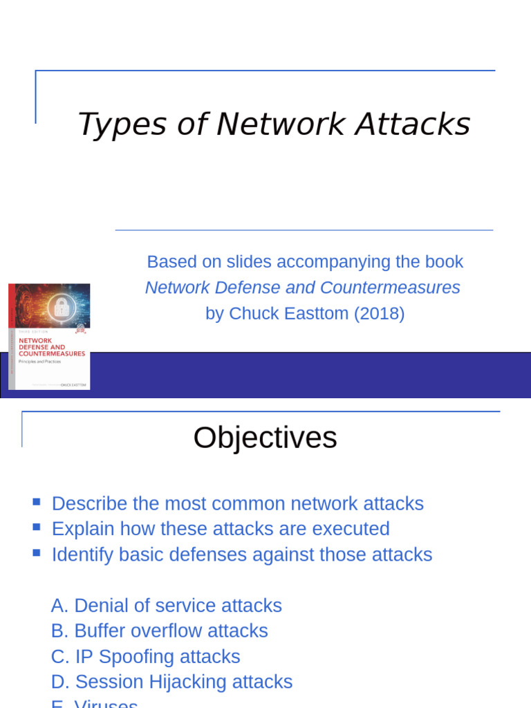 Network Attacks | PDF | Denial Of Service Attack | Transmission Control Protocol