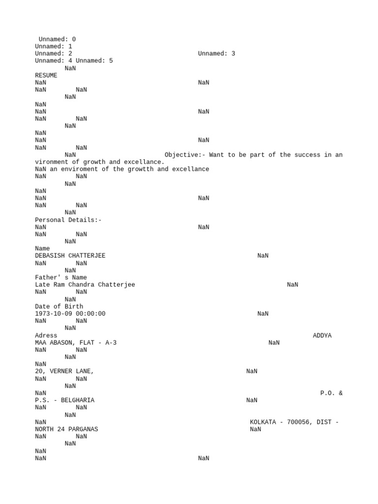 DEBASISH_BIO_DATA | PDF