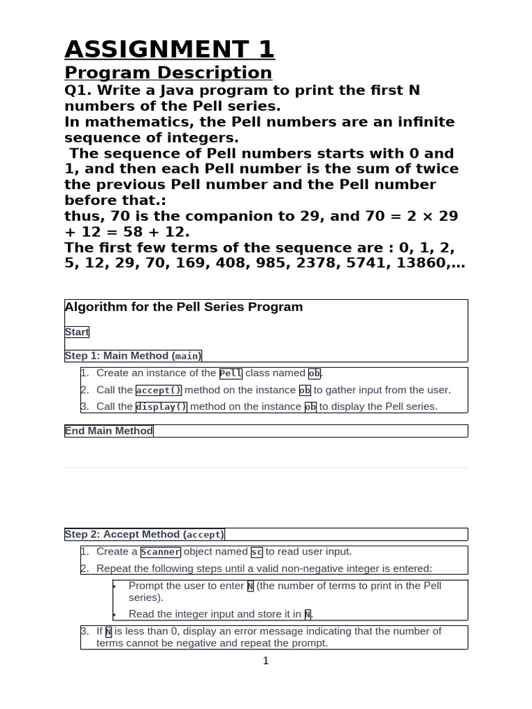 ASSIGNMENT 1 | PDF | Integer (Computer Science) | String (Computer Science)