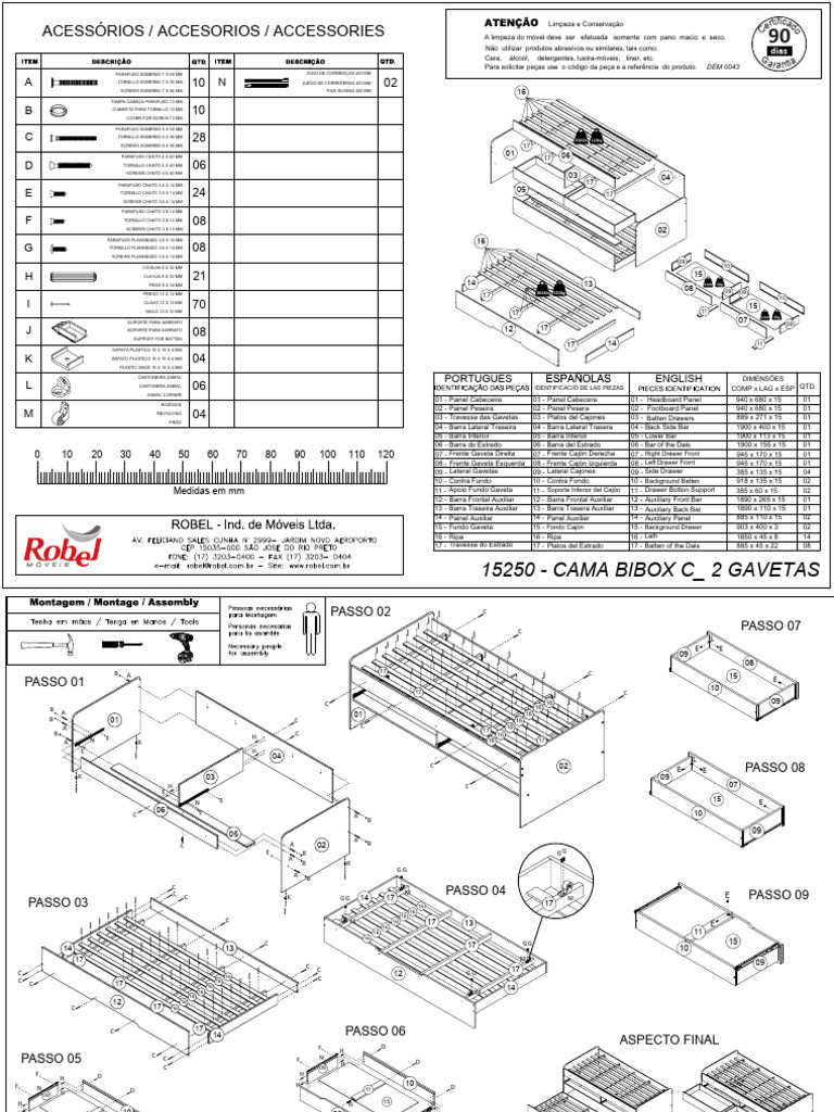 15250-cama-bibox-juliette-rev-02-97f1a | PDF