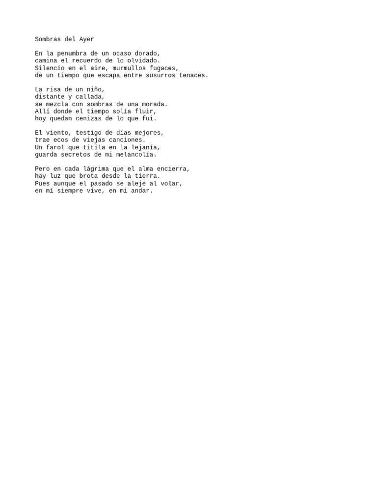 Poema 2 | PDF