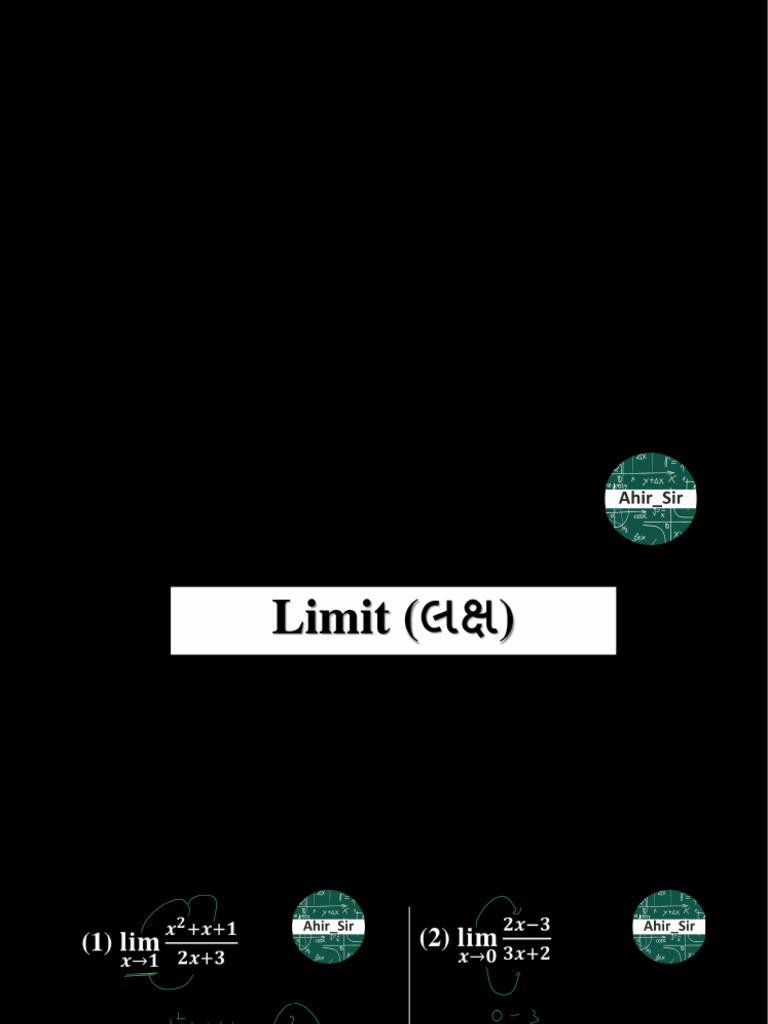 LIMIT - Applied Mathematics | PDF